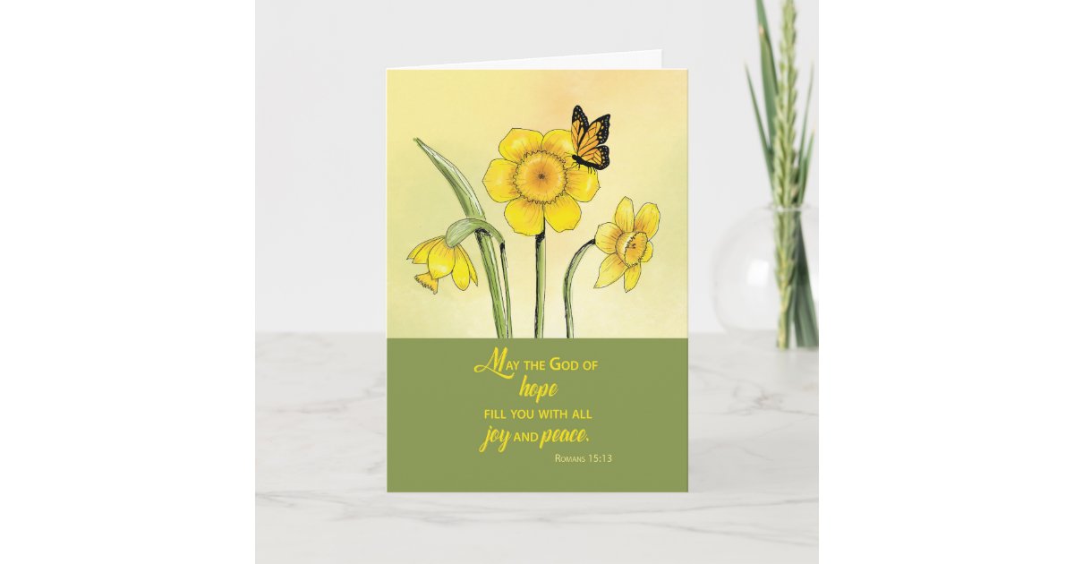 Religious Thinking of you Scripture Blessings Card | Zazzle