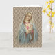 Religious Vintage Virgin Mary Catholic Card | Zazzle