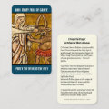 Religious Virgin Mary Against Evil Prayer Place Card | Zazzle