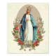 Religious Virgin Mary Catholic Red Roses and Lace Photo Print | Zazzle