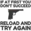Reload Gun Sticker | Zazzle