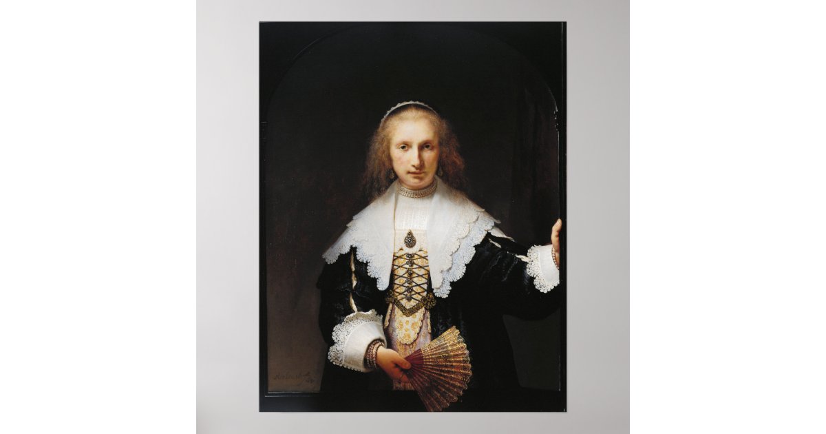 Rembrandt - Agatha Bas Poster | Zazzle
