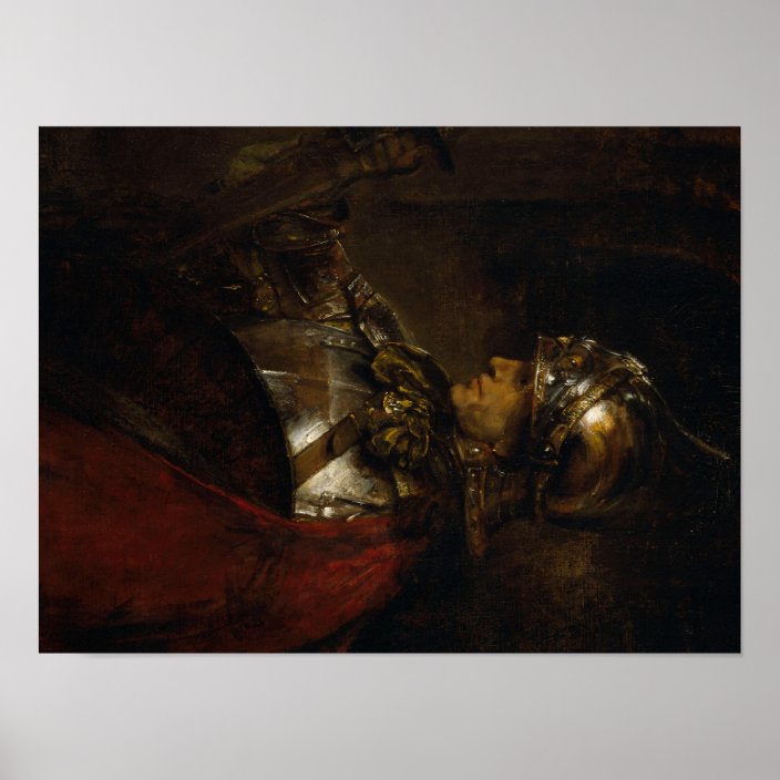 Rembrandt Man in Armour Poster | Zazzle.com