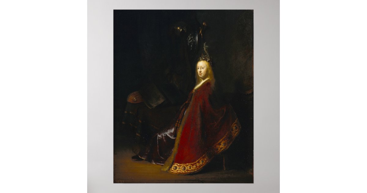 Rembrandt - Minerva Poster | Zazzle