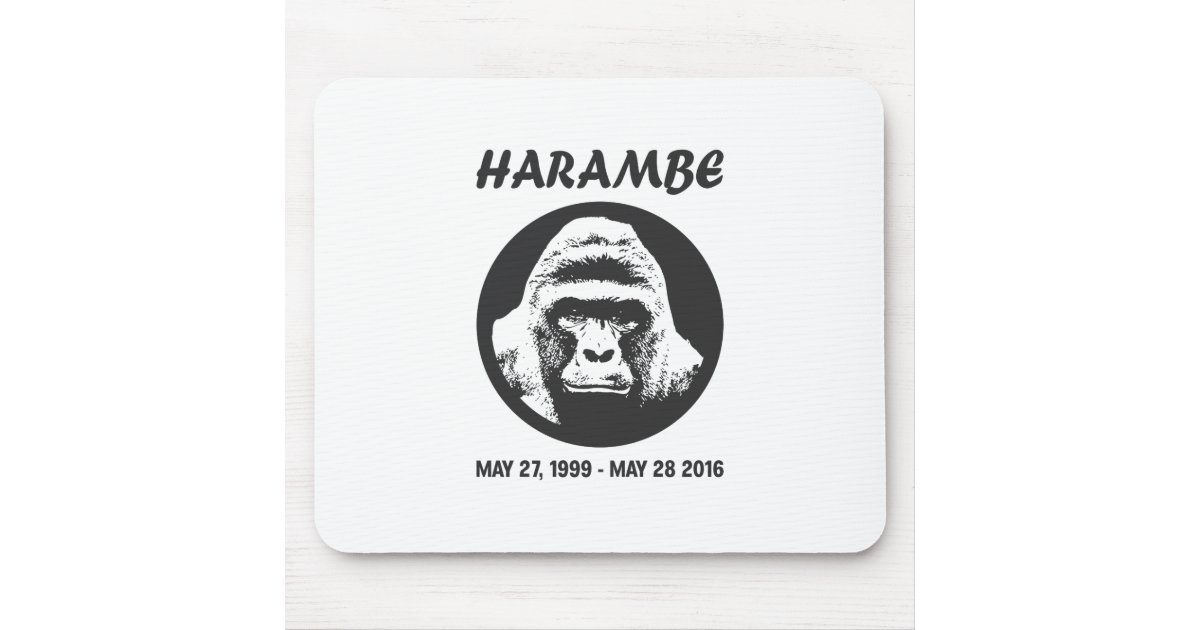 Remember Harambe Mouse Pad | Zazzle