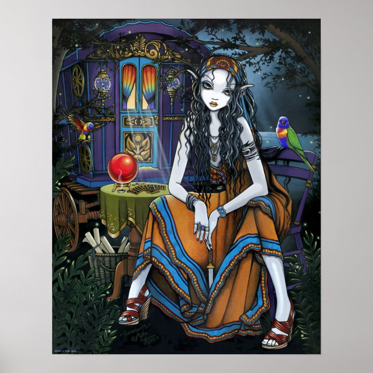 Remember Me Bohemian Neo Gypsy Caravan Fae Poster | Zazzle