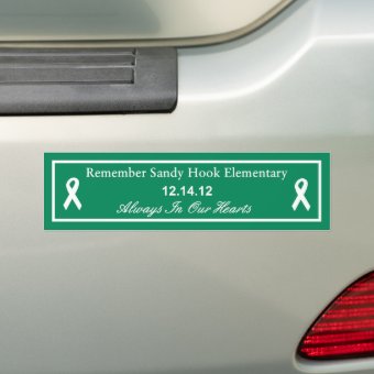 Remember Sandy Hook Elementary School bumper Bumper Sticker | Zazzle