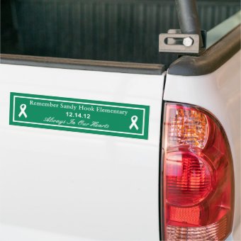 Remember Sandy Hook Elementary School bumper Bumper Sticker | Zazzle