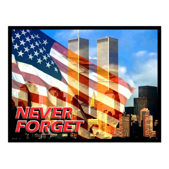 Remember The September 11, 2001 Terrorist Attacks Postcard | Zazzle.com