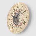 Remember Veterans Day Large Clock | Zazzle