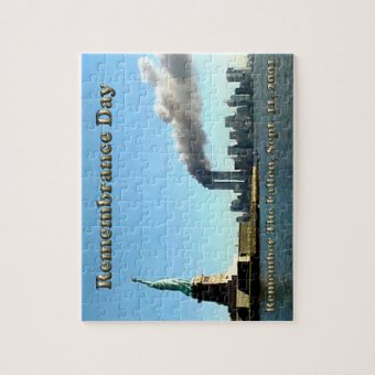 Rememberance Day 911 Sept. 11, 2001 Jigsaw Puzzle | Zazzle