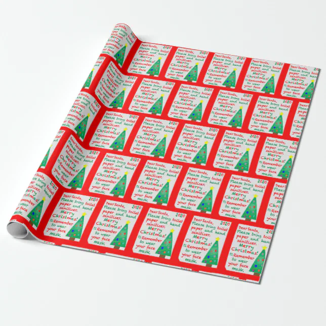Remembering 2020 Christmas Wrapping Paper | Zazzle