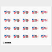 Remembering 911 customizable designs classic round sticker | Zazzle