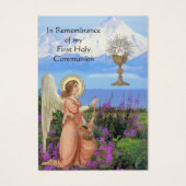 Remembrance Holy Card for First Holy Communion | Zazzle