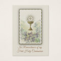 Remembrance Holy Card for First Holy Communion | Zazzle