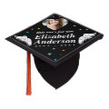 Remembrance Photo & Angel Wings Memorial Graduation Cap Topper | Zazzle