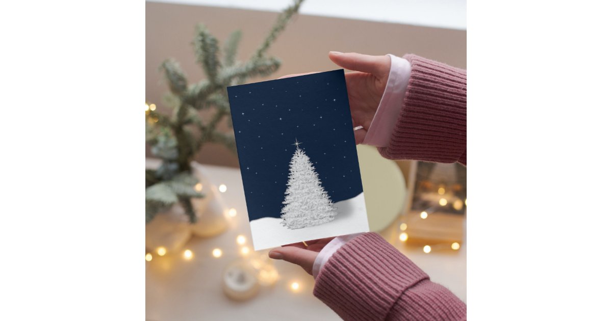 Remembrance Stars In The Sky Holiday Greeting Card | Zazzle