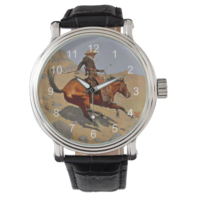 Remington: The Cowboy, American cowboy art Watch | Zazzle