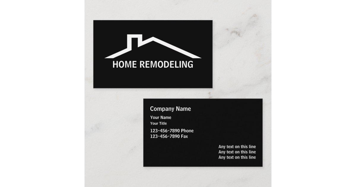 Remodeling Business Cards | Zazzle