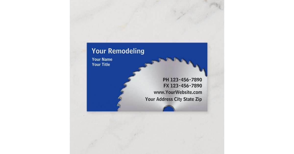 Remodeling Business Cards | Zazzle