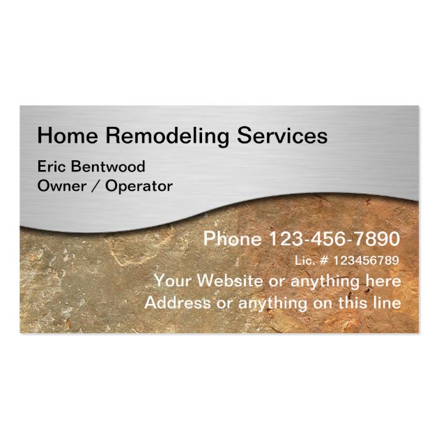 Remodeling Business Cards