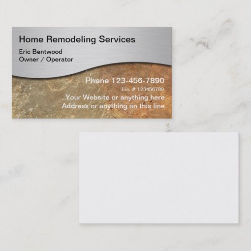Remodeling Business Cards | Zazzle
