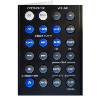Remote Control Cards | Zazzle