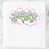 Remy Name Graffiti Rectangular Sticker | Zazzle