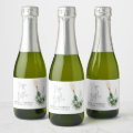 REMY Poppin Bottles Baby Shower Mini Sparkling Wine Label | Zazzle