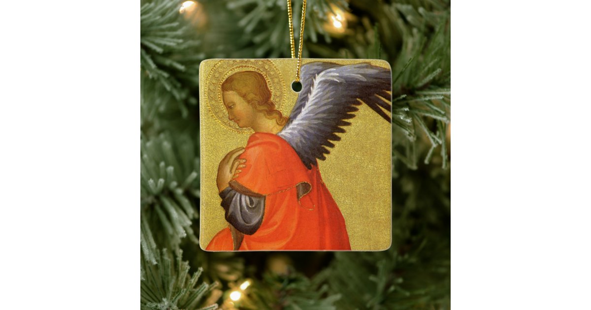 Renaissance Angel by Master of the Bambino Vispo Ceramic Ornament | Zazzle