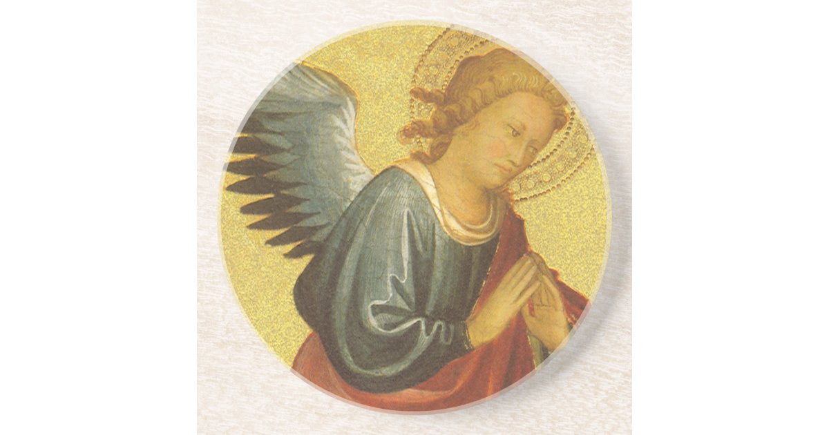 Renaissance Angel by Master of the Bambino Vispo Coaster | Zazzle