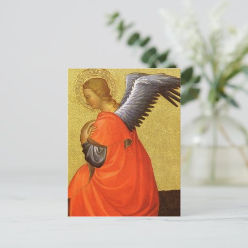 Renaissance Angel by Master of the Bambino Vispo Postcard | Zazzle