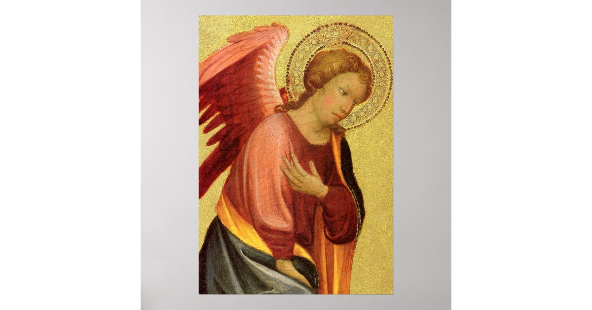 Renaissance Angel by Master of the Bambino Vispo Poster | Zazzle