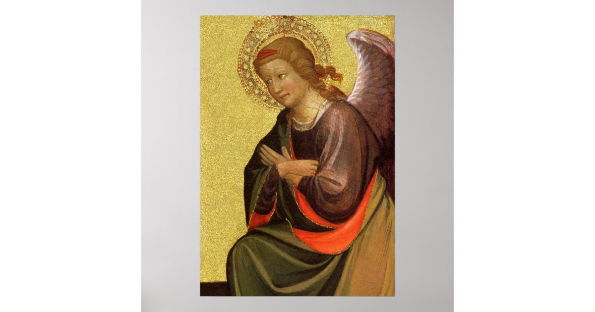 Renaissance Angel by Master of the Bambino Vispo Poster | Zazzle
