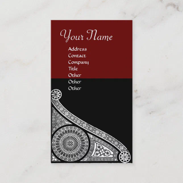 RENAISSANCE BUSINESS CARD | Zazzle