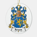 Renaud Family Crest Ceramic Ornament | Zazzle
