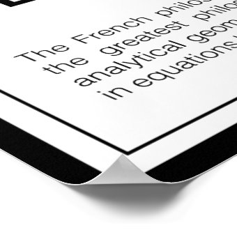 René Descartes Poster | Zazzle