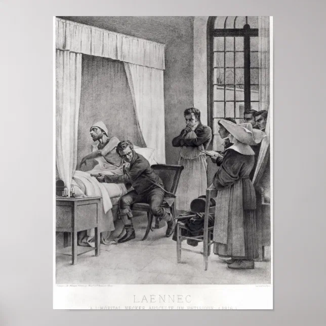 Rene Theophile Hyacinthe Laennec Poster | Zazzle