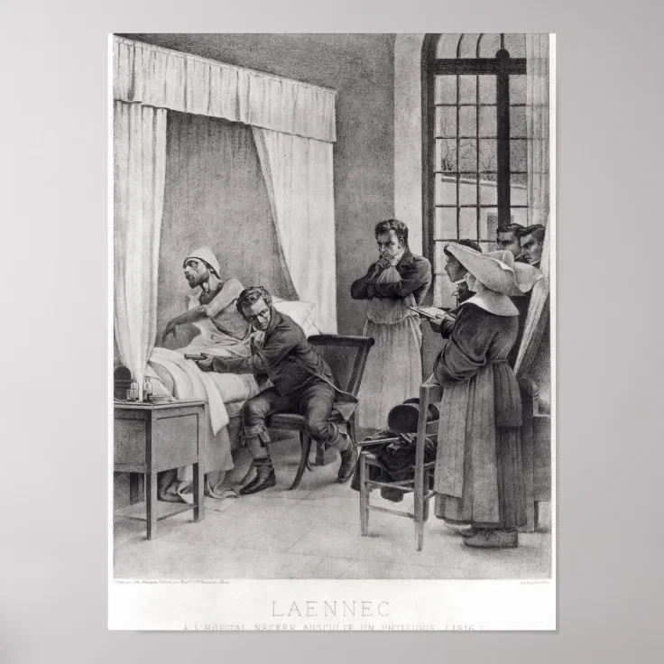 Rene Theophile Hyacinthe Laennec Poster | Zazzle