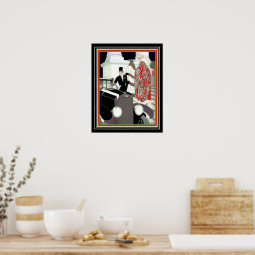 Rene Vincent Art Deco Print "Automobilia" 16 x 20 | Zazzle