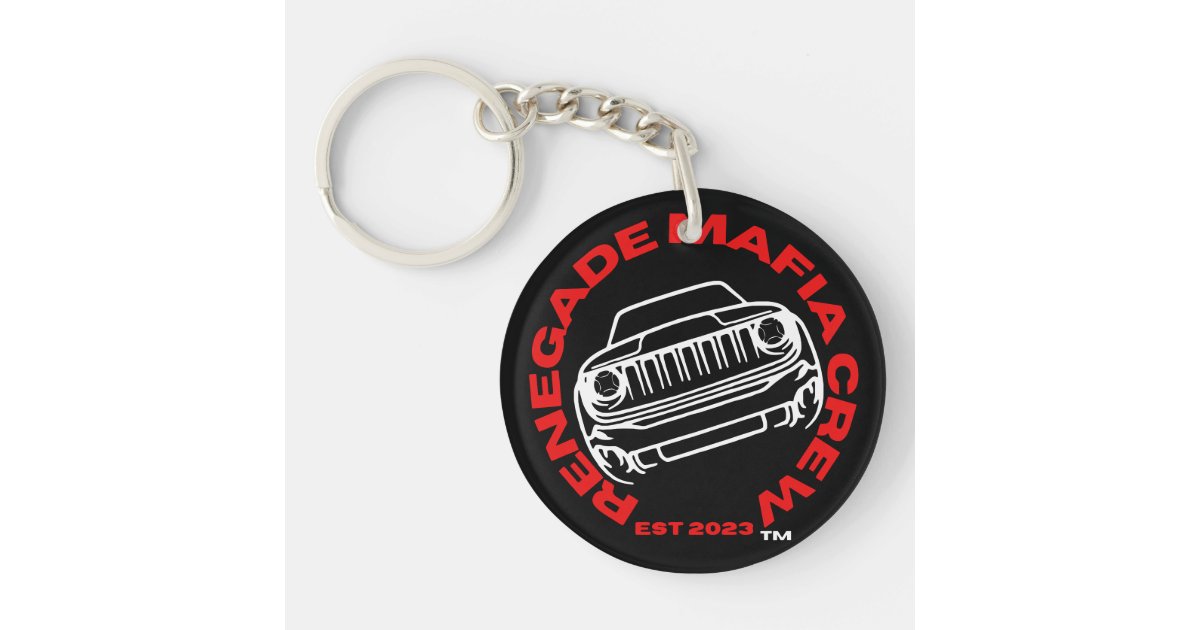 Renegade Mafia Crew Logo Keychain | Zazzle