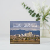 Reno Nevada Downtown Skyline Postcard | Zazzle