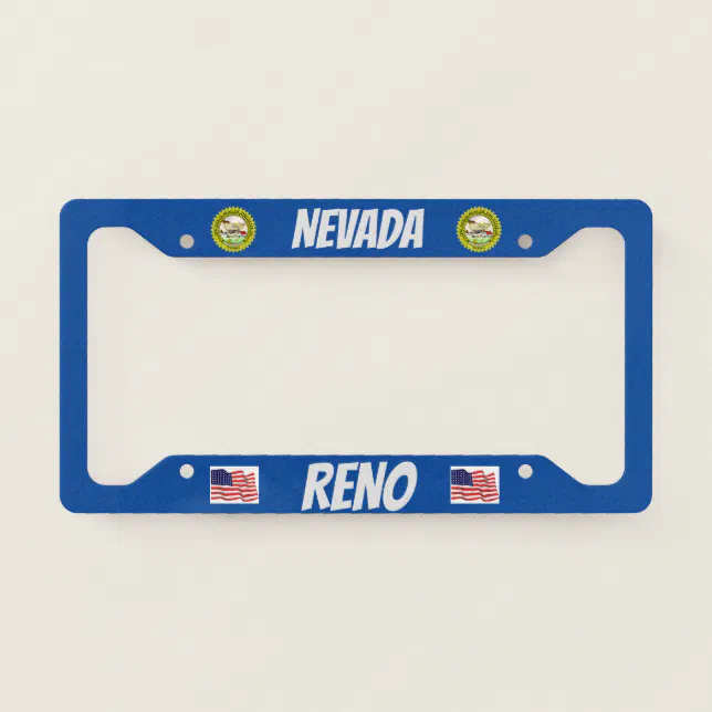 Reno, Nevada License Plate Frame | Zazzle