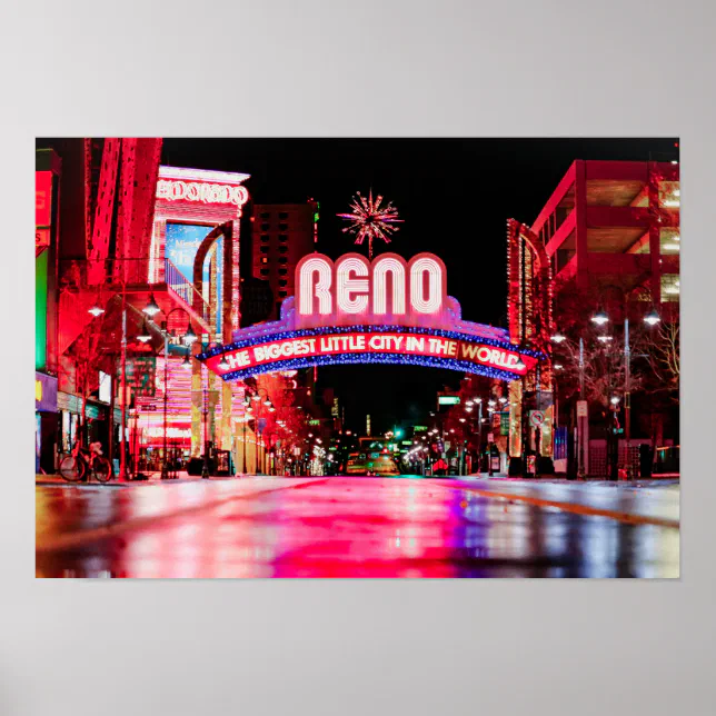 Reno, Nevada poster | Zazzle