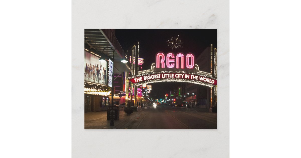 Reno NV Postcard | Zazzle