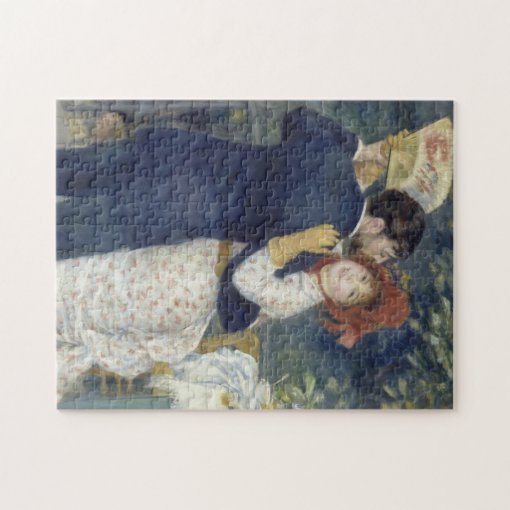 Renoir Dance in the Country Fine Art Jigsaw Puzzle | Zazzle