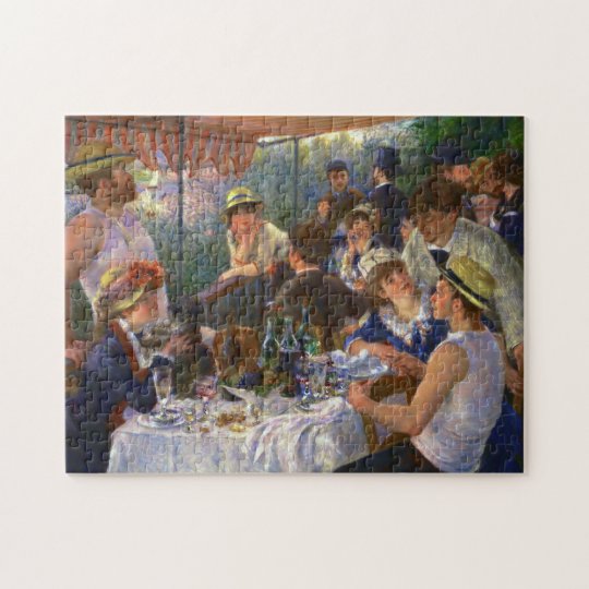 Renoir Luncheon of the Boating Party Fine Art Jigsaw Puzzle | Zazzle.com