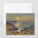 Renoir - Sunset in Douarnenez Fine Art Landscape Postcard | Zazzle