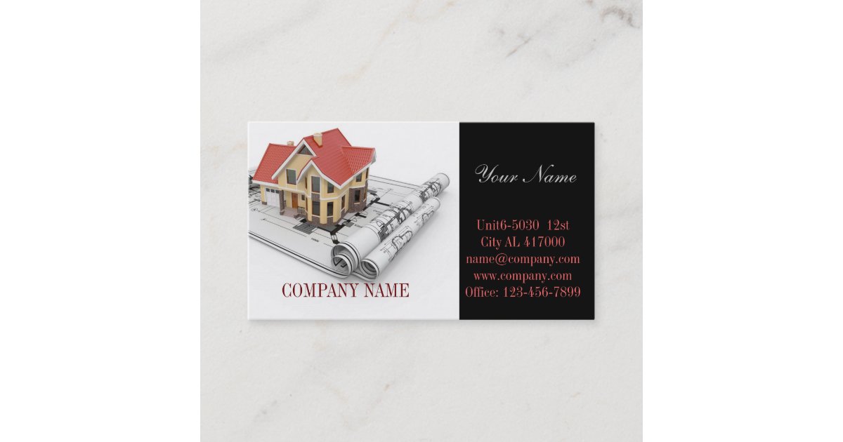 Renovation Home Remodeling Contractor Construction Business Card | Zazzle