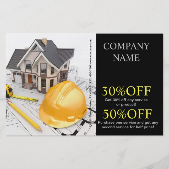Renovation Home Remodeling Contractor Construction Flyer | Zazzle.com